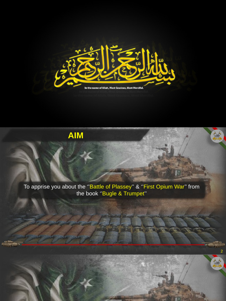 Plassey and Opium War Overview | PDF | British Empire | Military Operations