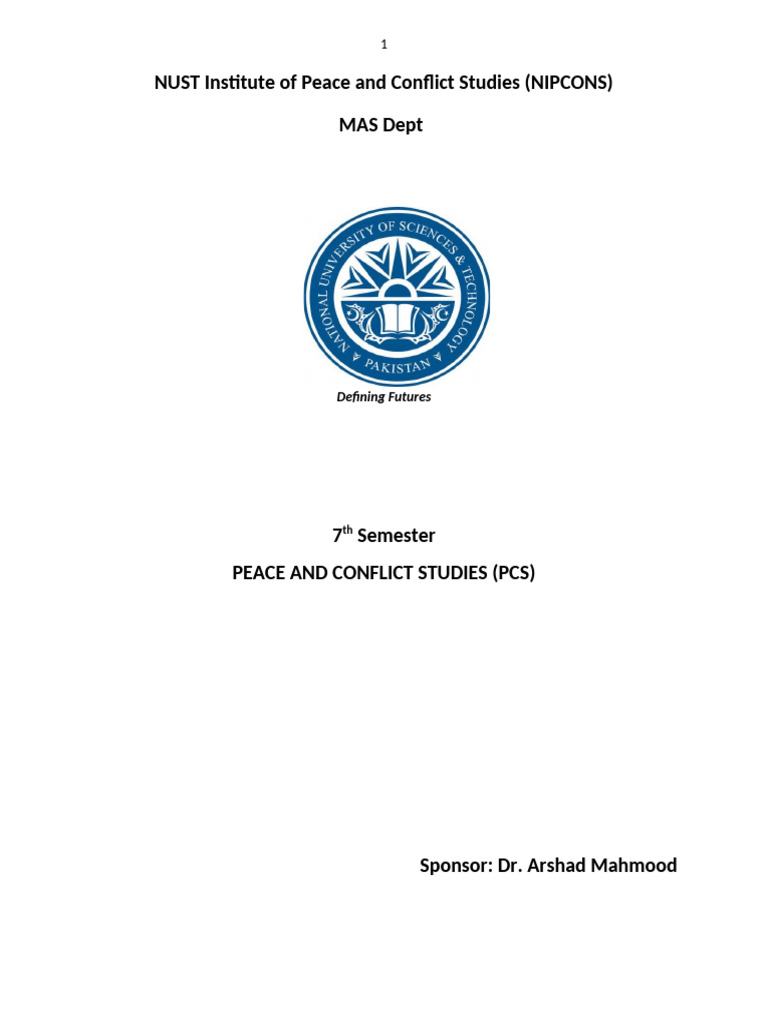 PCS of BMAS TD-8 Case Studies | PDF | Taliban | International Relations PCS of BMAS TD-8 Case Studies | PDF | Taliban | International Relations