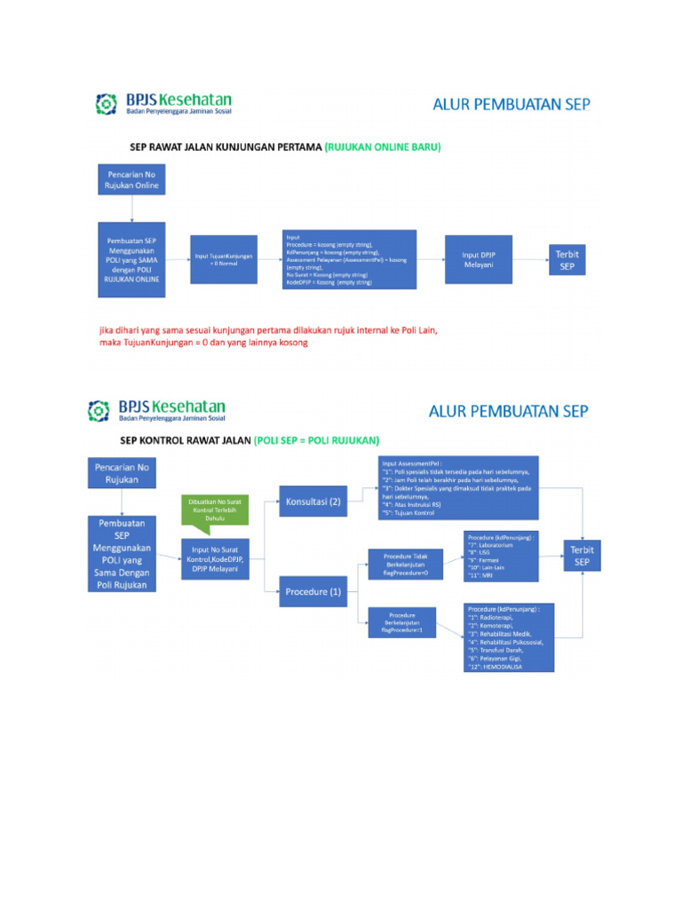 Alur Pembuatan SEP Bridging V2 | PDF