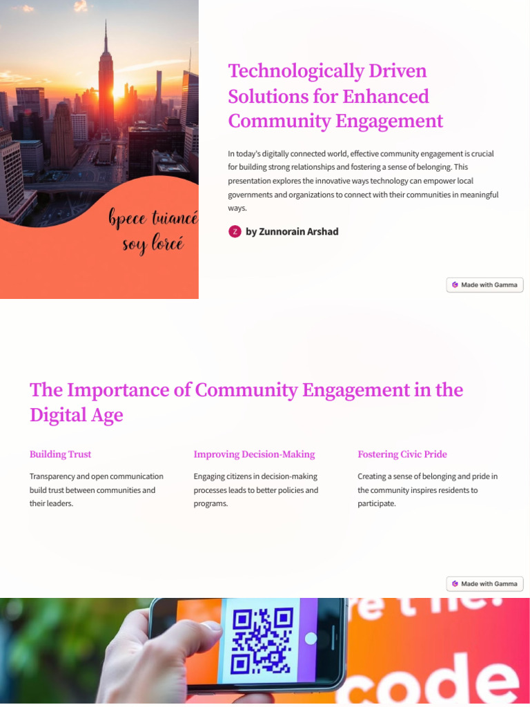 Technologically Driven Solutions For Enhanced Community Engagement ...