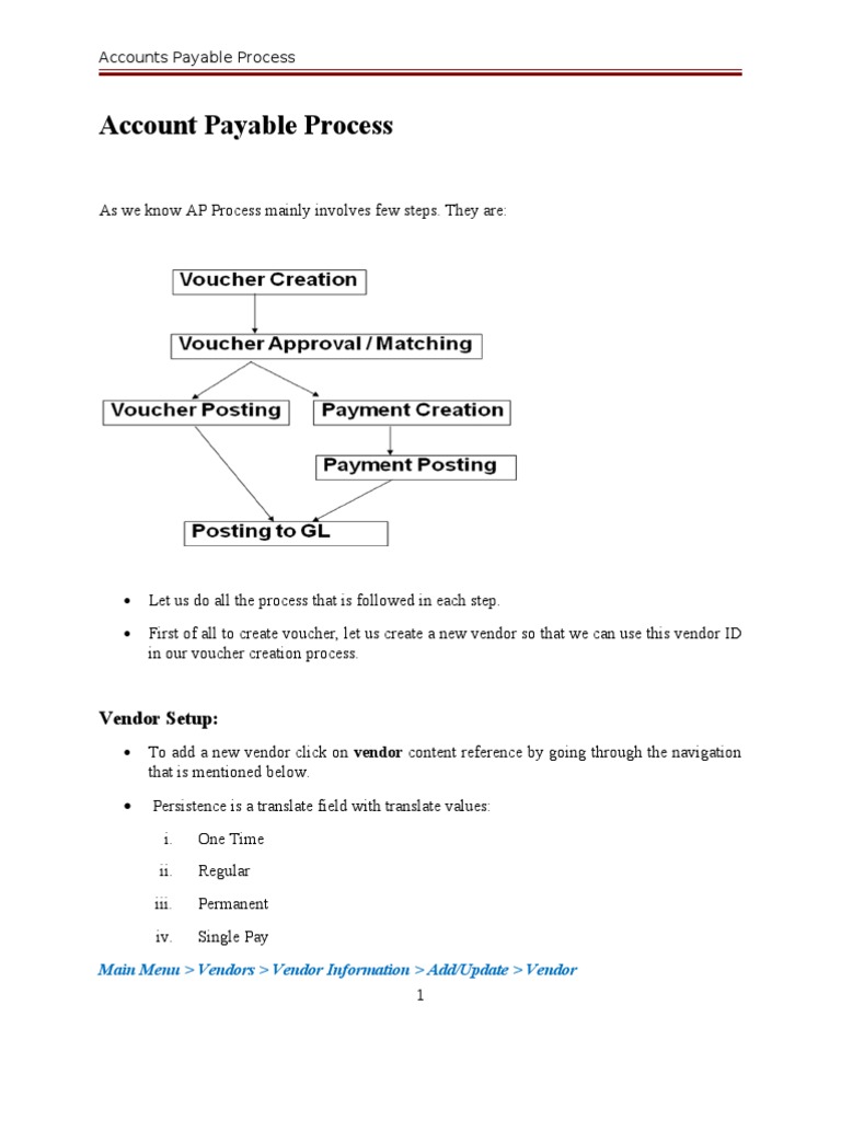 Account Payable Process | PDF | Accounts Payable | Voucher