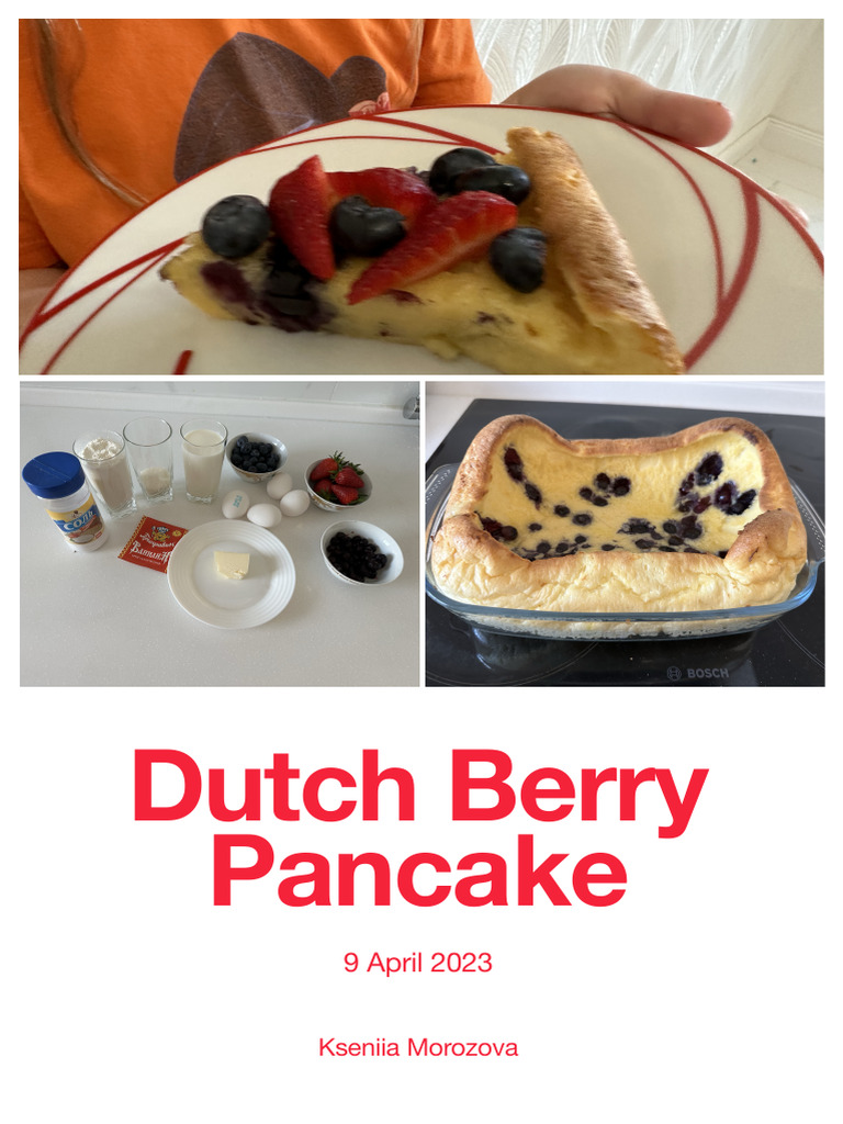 Dutch Berry Pancake | PDF