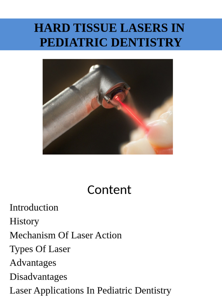 HARD TISSUE LASERS (Autosaved) | PDF | Laser | Tooth Enamel