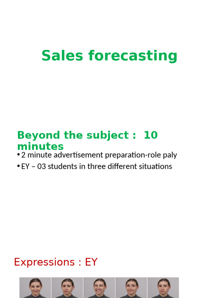 Sales Forecasting Techniques Explained | PDF | Forecasting | Economies