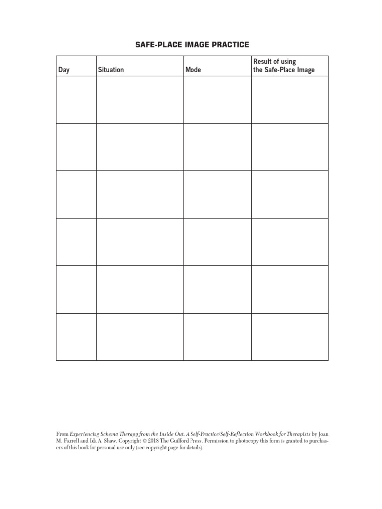 Farrell Forms | PDF | Attachment Theory | Psychology