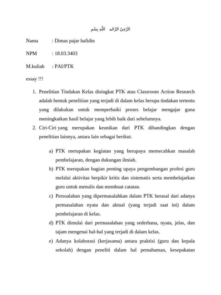 Jawaban UAS PTK | PDF
