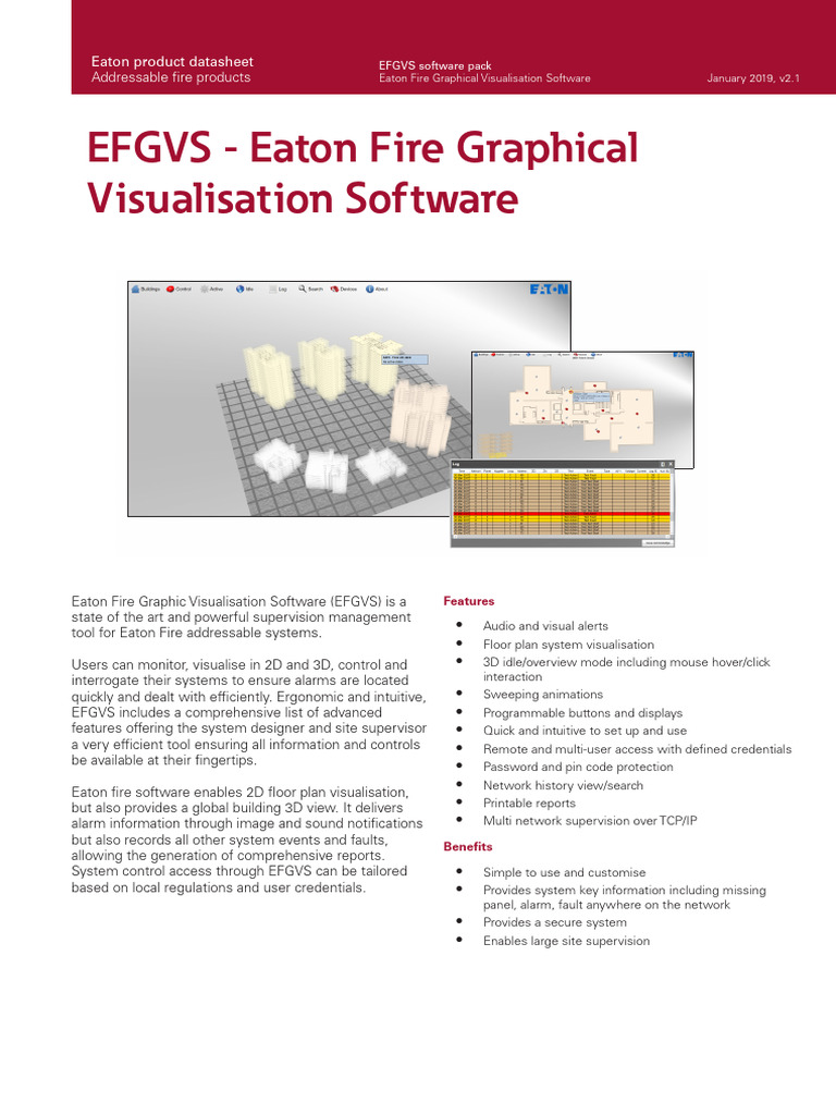 Eaton Fire Graphic Software Features | PDF | Microsoft Windows | Visualization (Graphics)