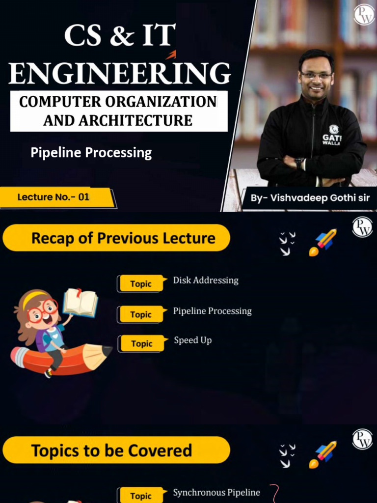 Pipeline Processing 01 - Class Notes | PDF