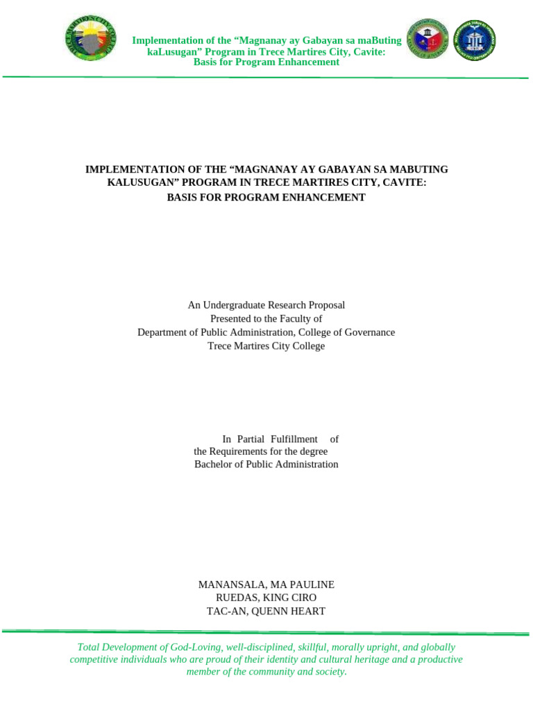 PUTRAGIS-1.1 | PDF | Survey Methodology | Health Care