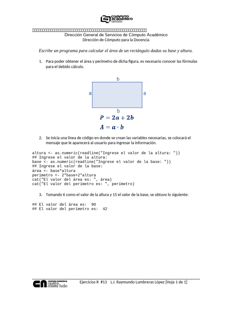 13 Ejercicios R | PDF