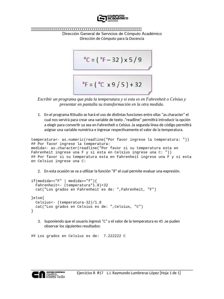 17 Ejercicios R | PDF