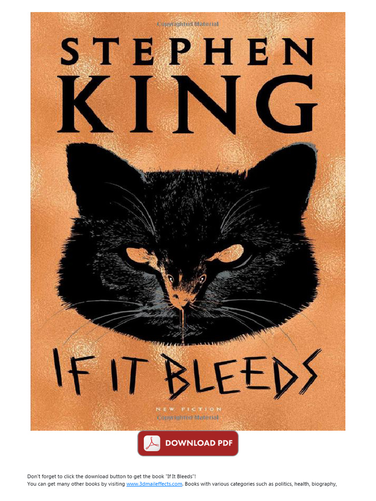 Download "If It Bleeds" eBook Now | PDF