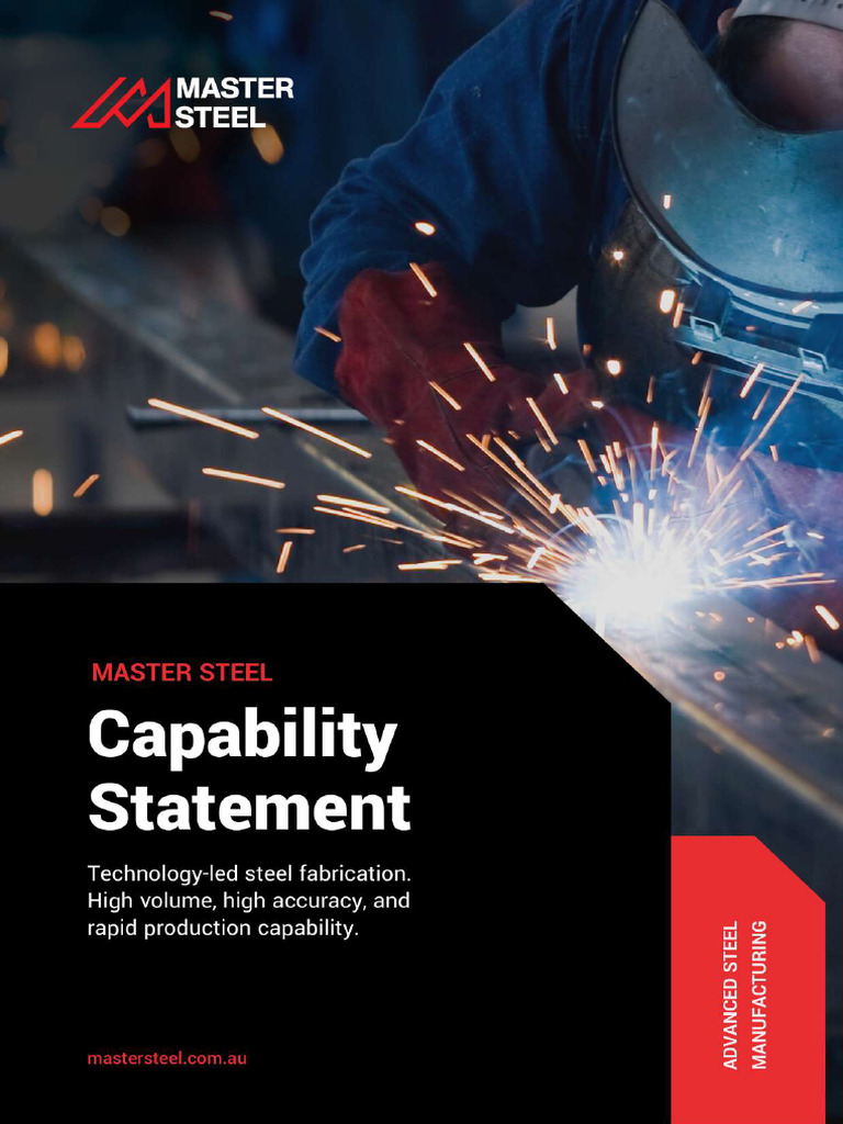 Master Steel Capability Statement 2023 | PDF