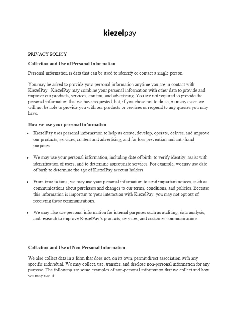 Privacy Policy | PDF | Http Cookie | Internet Privacy