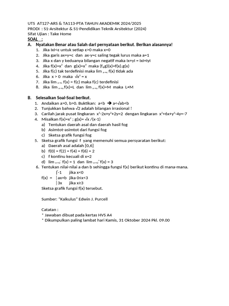 Uts At127-Ars & Ta113-Pta - 2024 | PDF