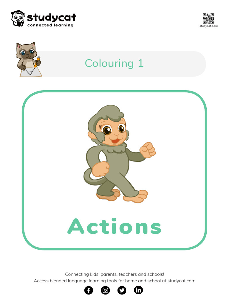 Worksheet_Action_Colouring_1 | PDF