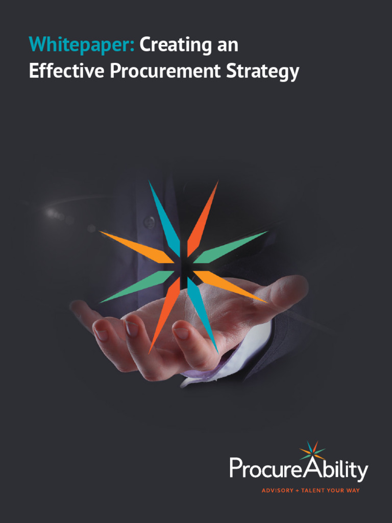 ProcureAbility Creating an Effective Procurement Strategy | PDF ...