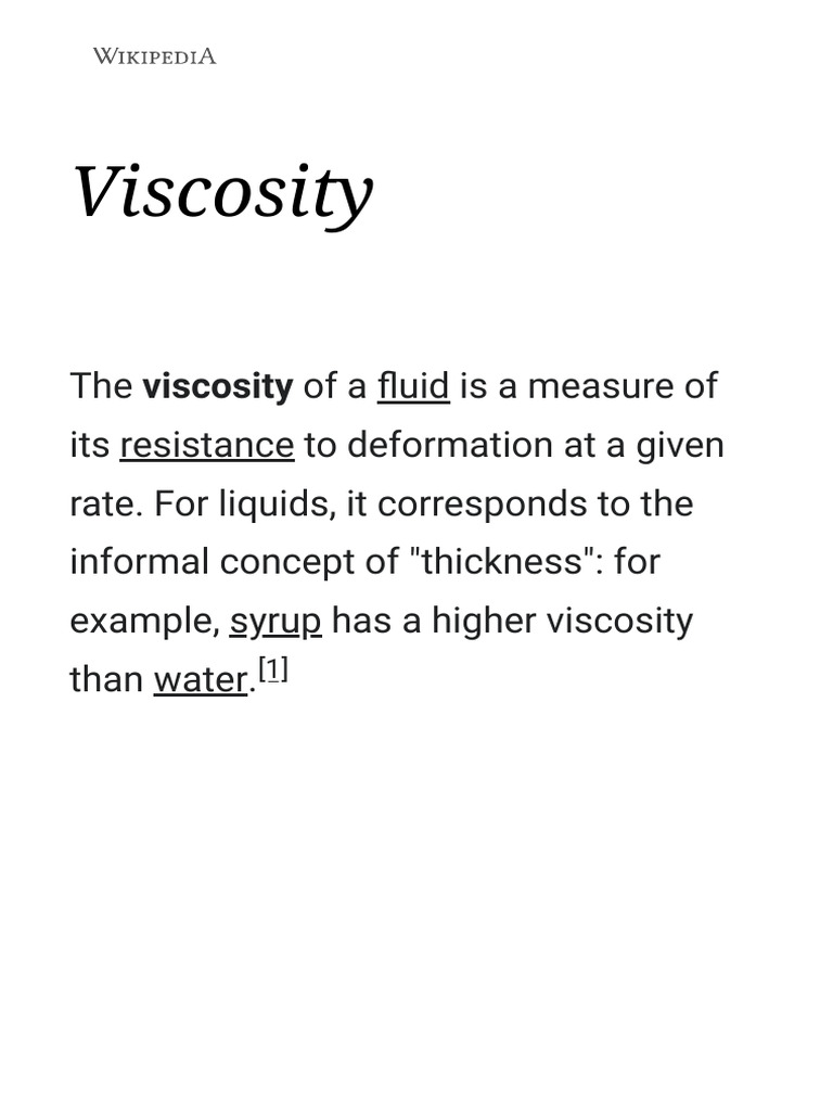 Viscosity | PDF | Viscosity | Gases