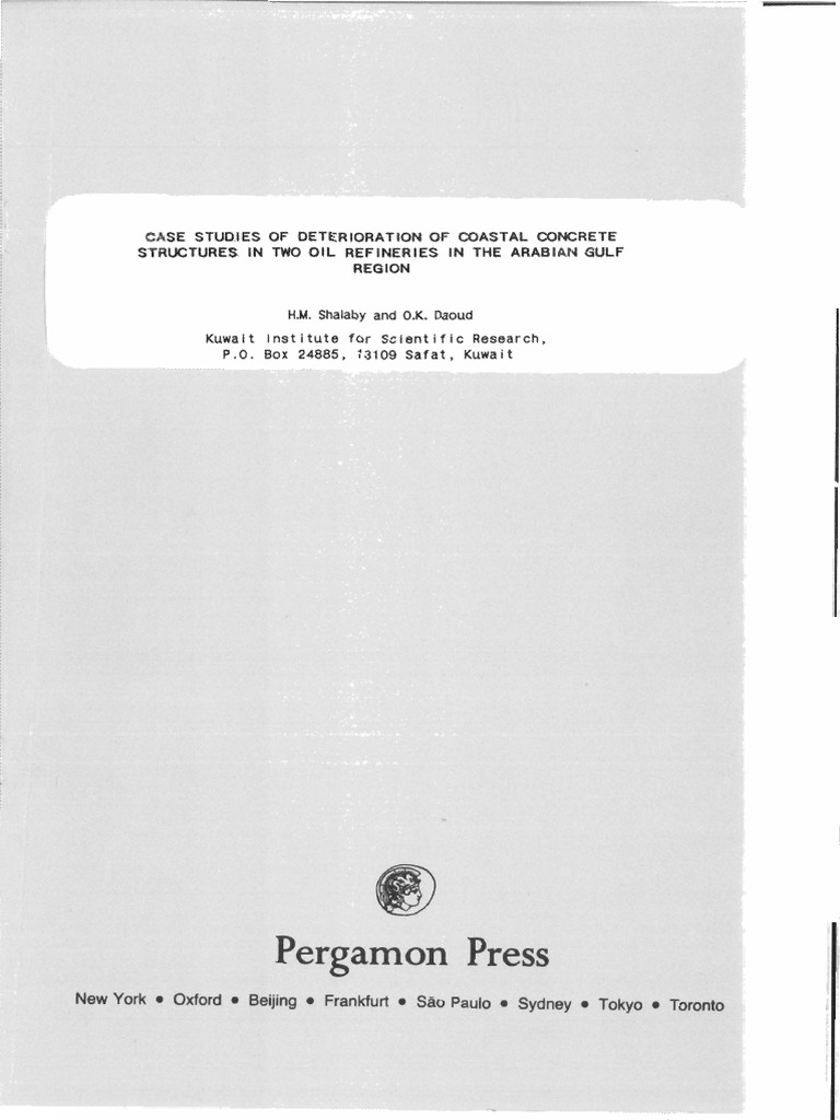 Case Studies of RC Structures in The Arabian Gulf-1 | PDF