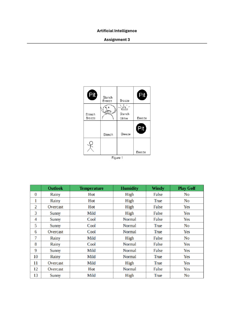 AI Assignment: Knowledge-Based Agents | PDF