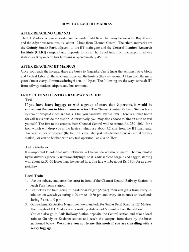 Iit Madras | PDF