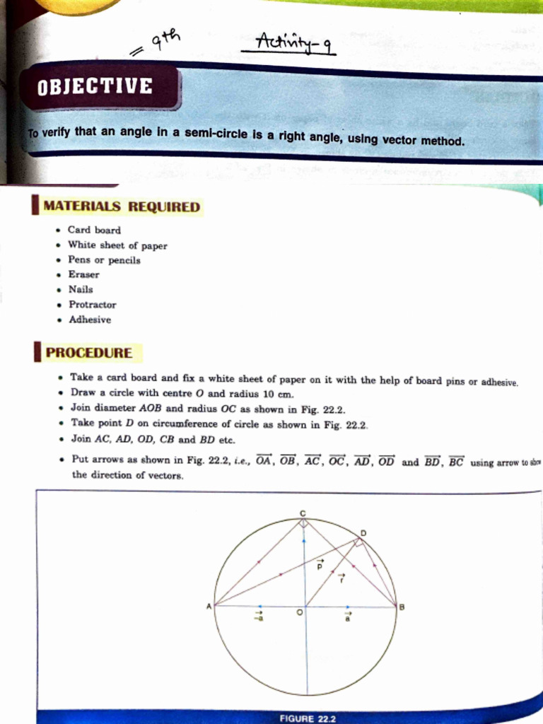 Class-12 Lab Manual (9-10) | PDF | Angle | Geometry
