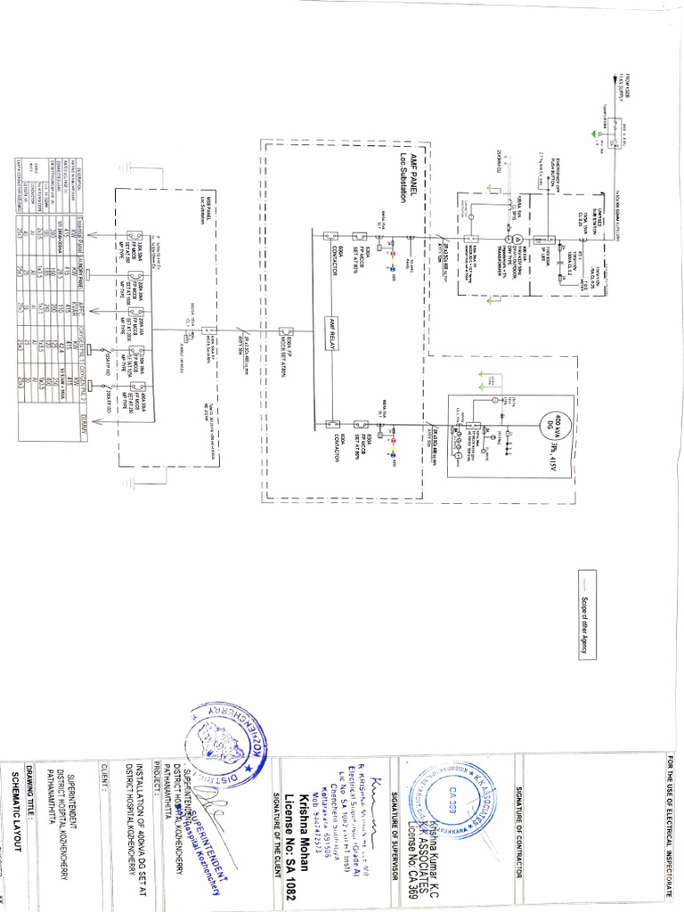 Sample schematic diagram for electrical work | PDF | Applied And Interdisciplinary Physics ...