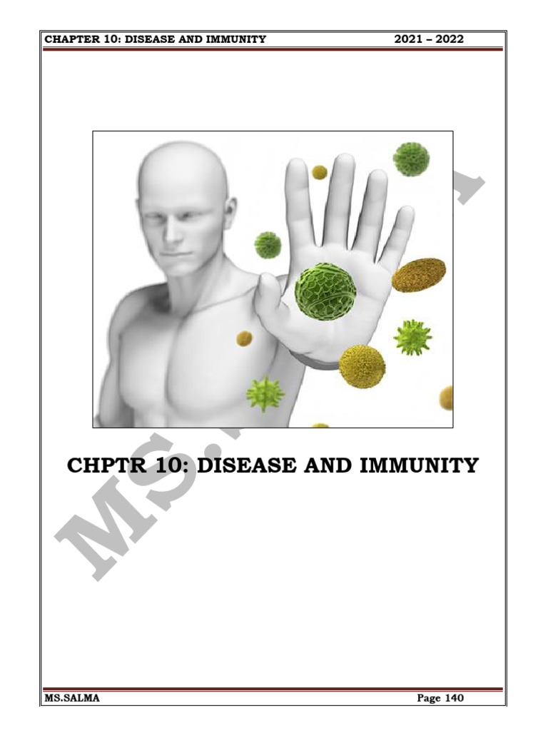 Disease and Immunity | PDF | Immune System | Antibody