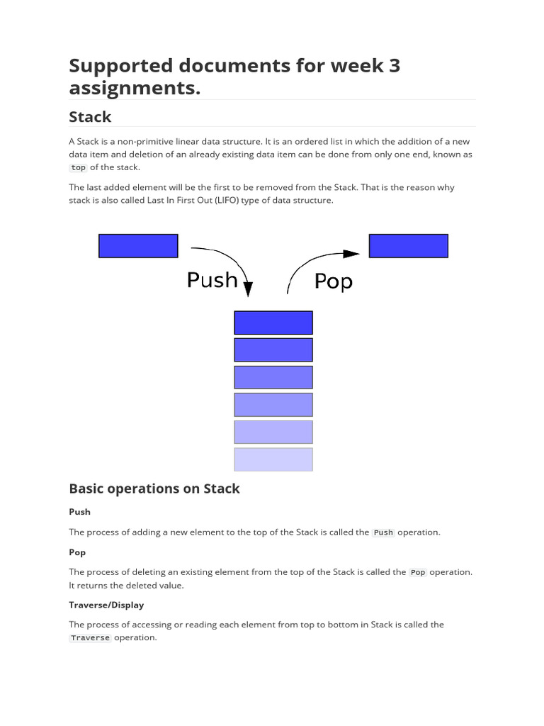 Stack and Queue Data Structures Guide | PDF