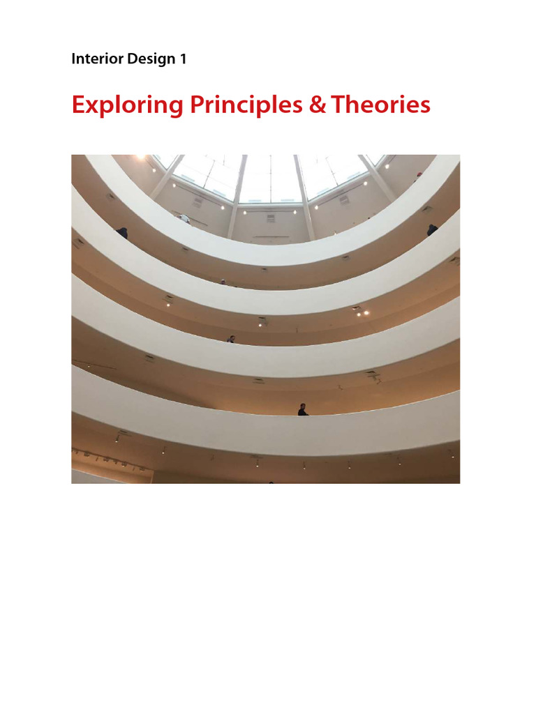 Interior Design 1 Exploring Principles and Theories Sample | PDF ...