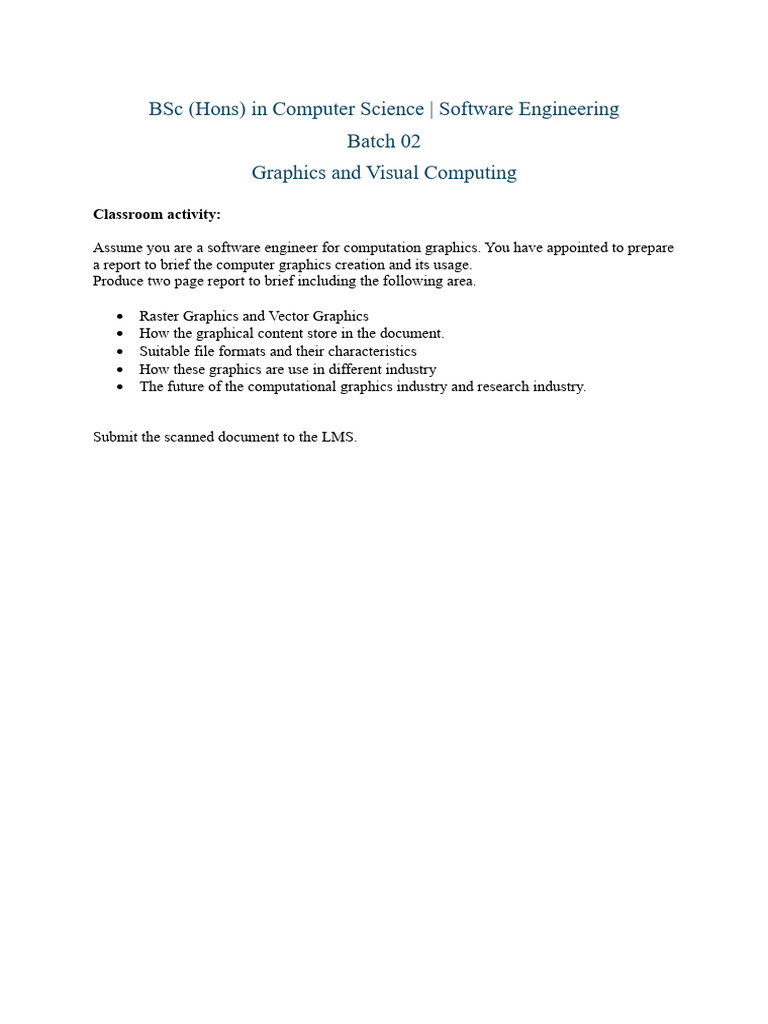 Overview of Computational Graphics | PDF