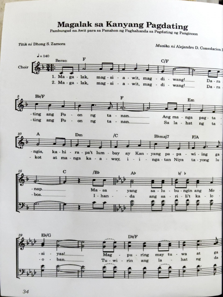 Magalak Sa Kanyang Pagdating | PDF