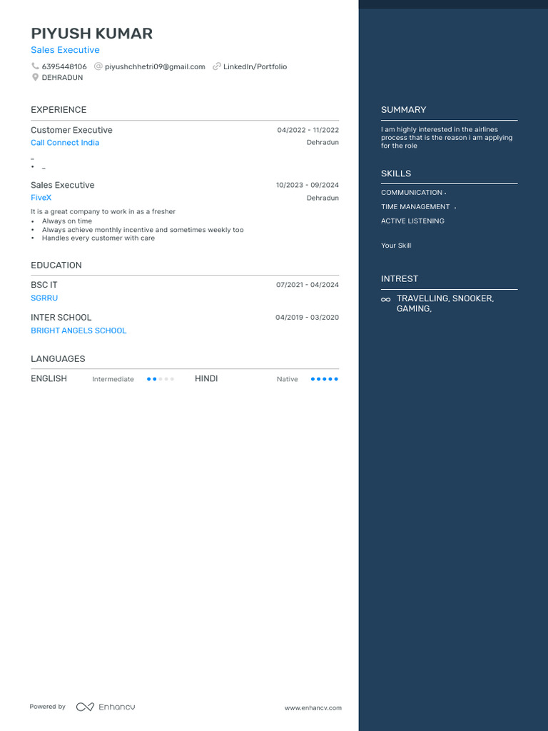 Piyush Kumar Resume | PDF