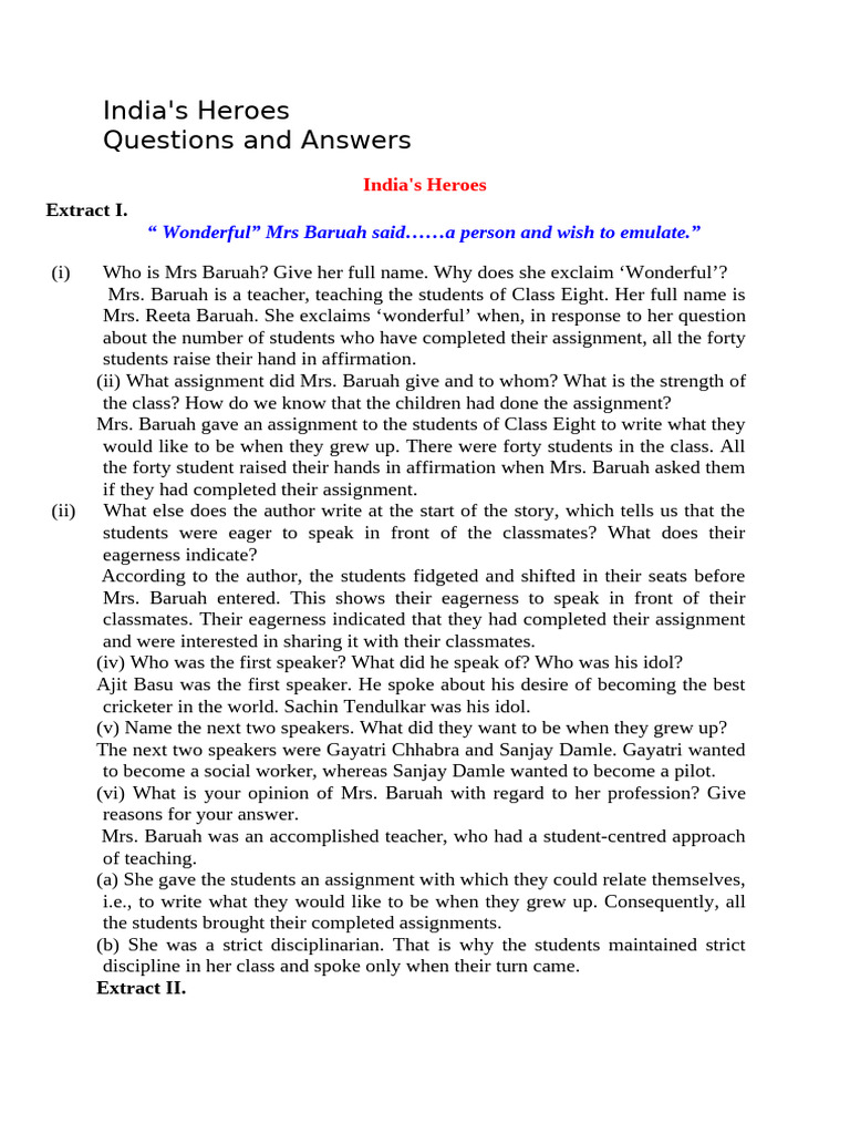 India's Heroes | PDF