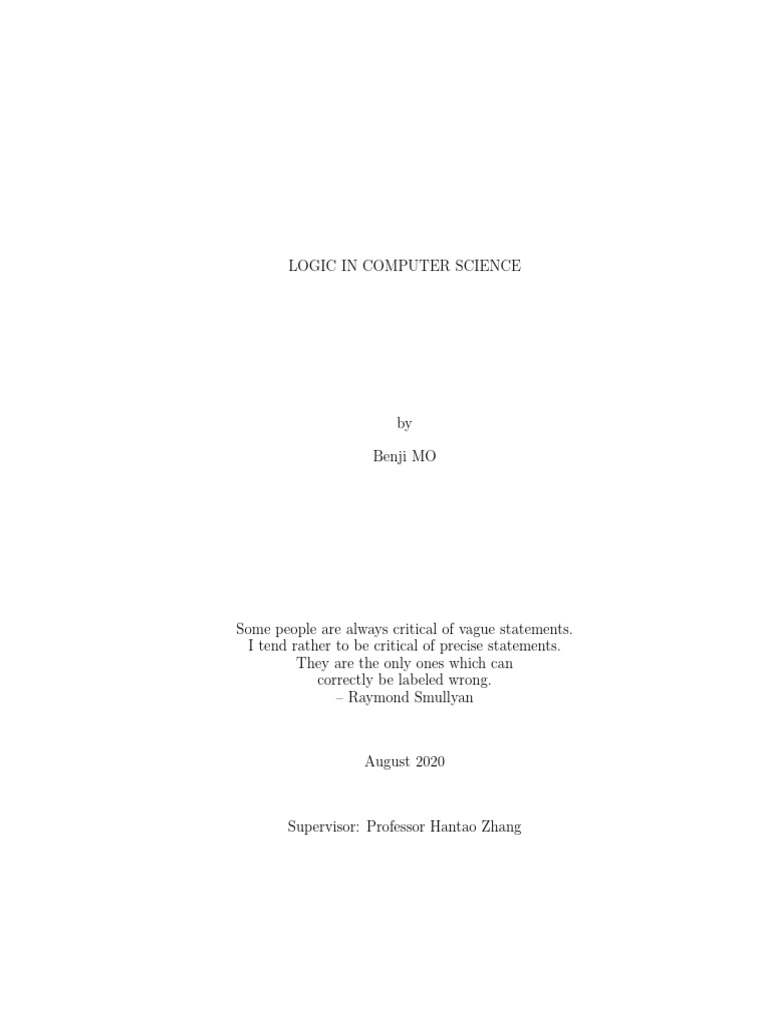 Ch01-10-Hoare | PDF | Fallacy | Logic