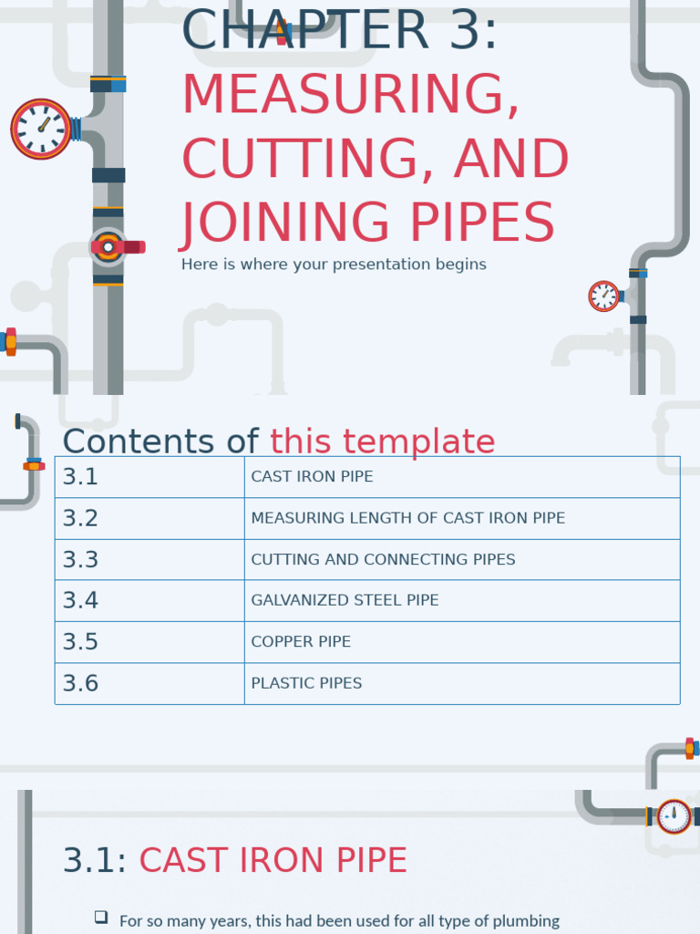 Pipe Measurement and Joining Techniques | PDF | Pipe (Fluid Conveyance ...