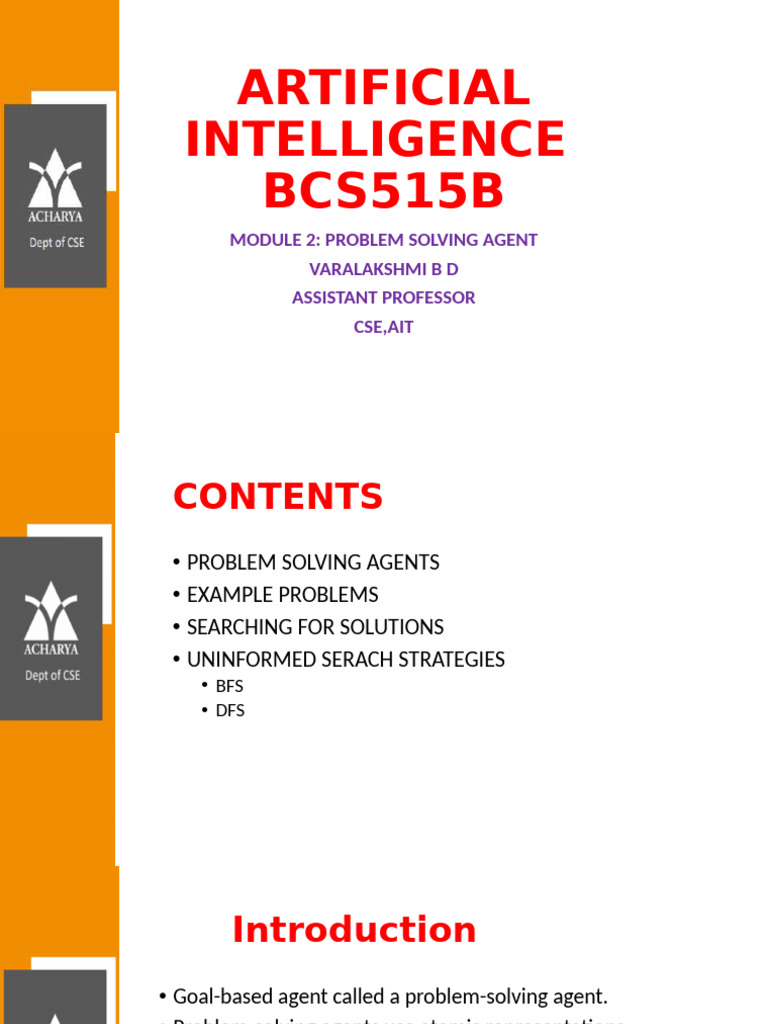 AI-ch 3-Module 2 - PROBLEM SOLVING AGENT | PDF | Function (Mathematics ...