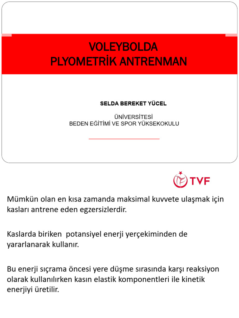 Ust Duzey Antrenman Planlamasi-3 | PDF