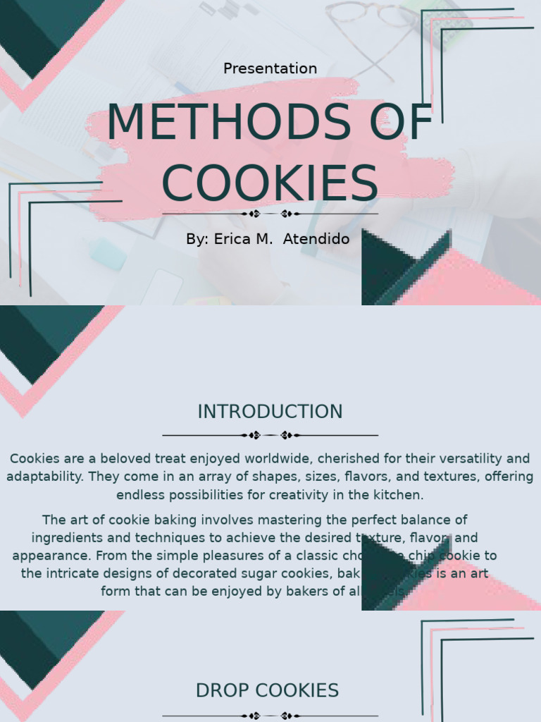 Methods of Cookies - 20241201 - 154402 - 0000 | PDF | Teaspoon | Desserts