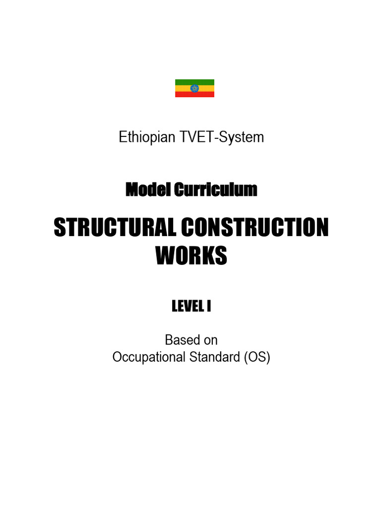 Structural Construction Works: Model Curriculum | PDF | Educational ...