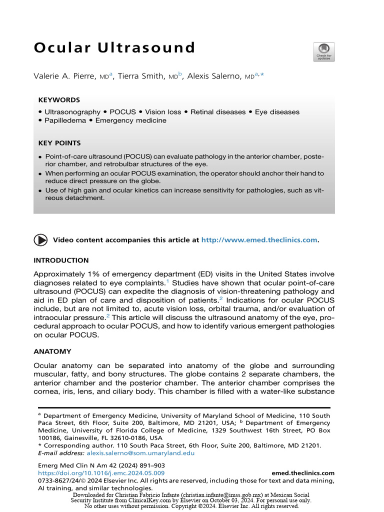 Ocular ultrasound | PDF | Human Eye | Ophthalmology