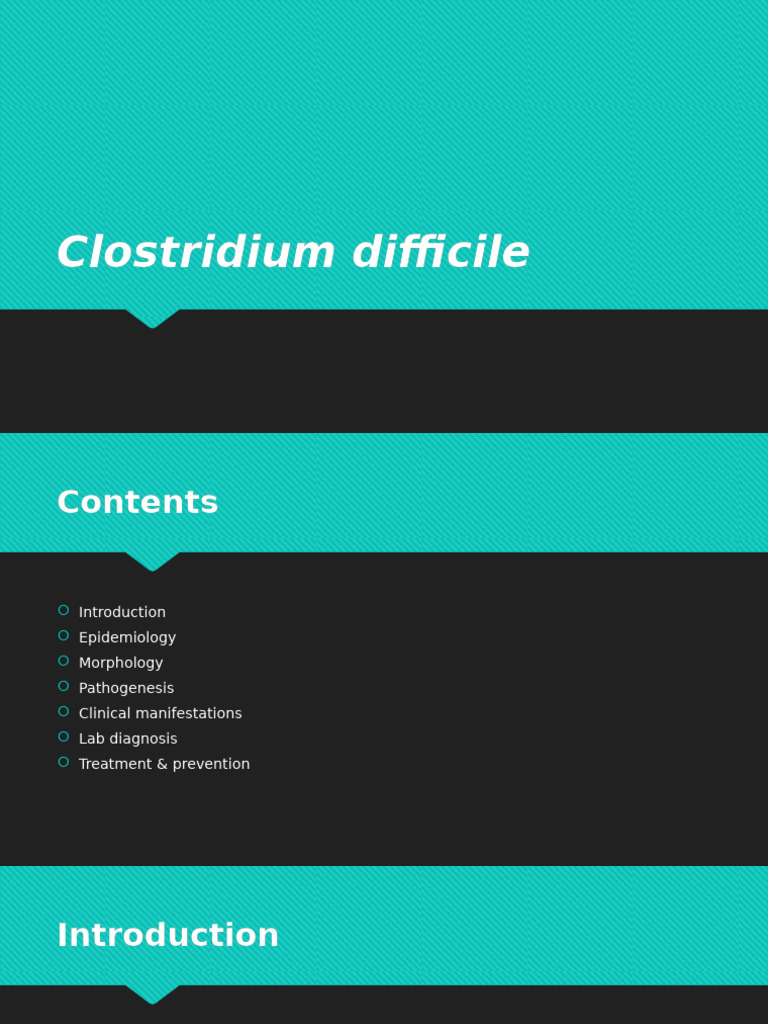 Clostridium Difficile | PDF