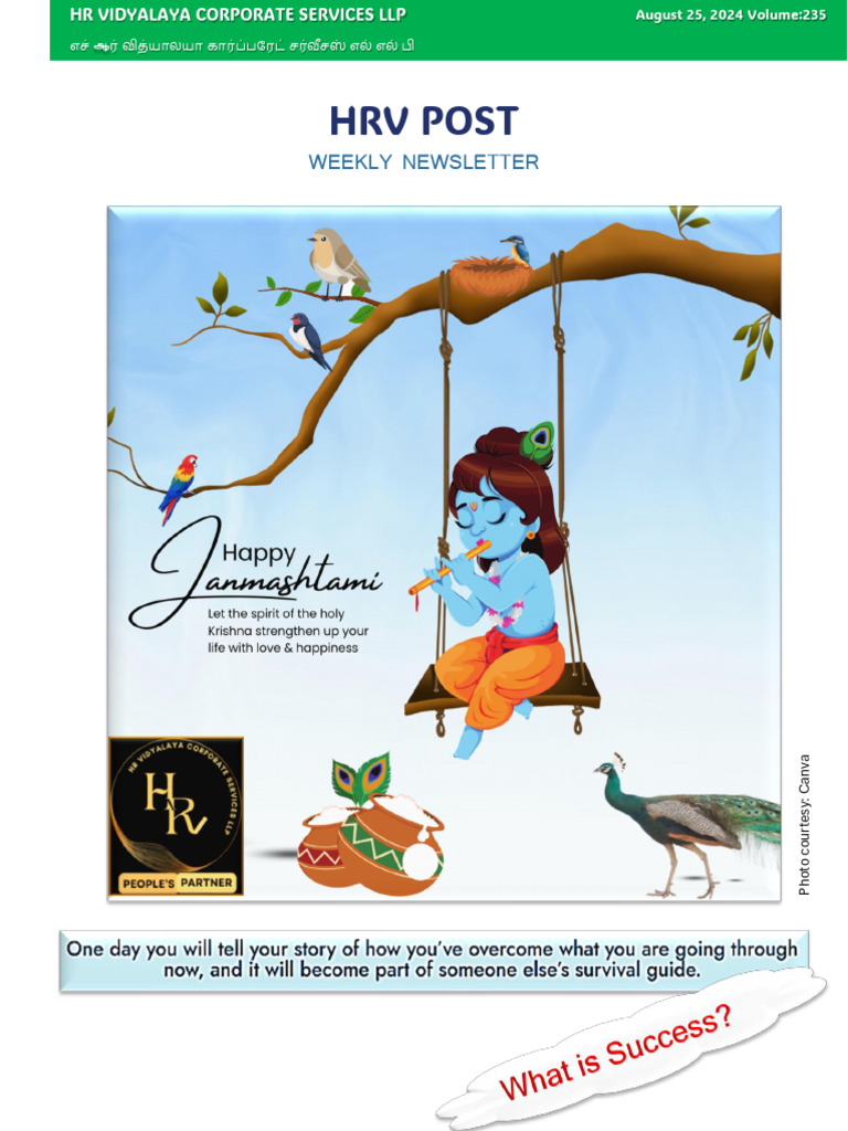 HR Vidyalaya Weekly Newsletter Insights | PDF | Pension | Retirement