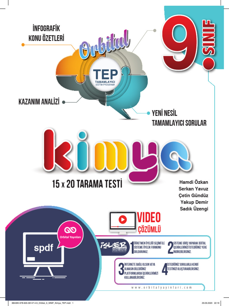 3BASKI-978-605-06147-4-9_Orbital_9_SINIF_Kimya_TEP | PDF