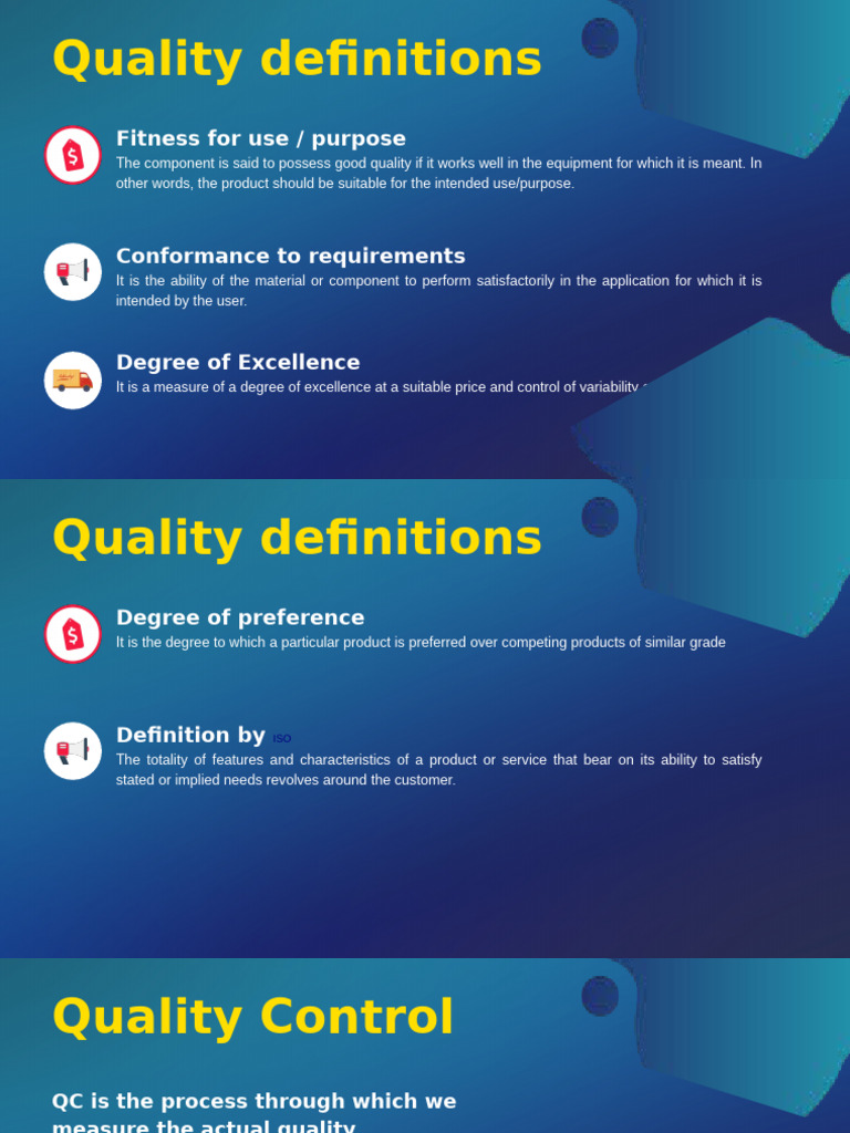 Quality Definitions.pptx | PDF