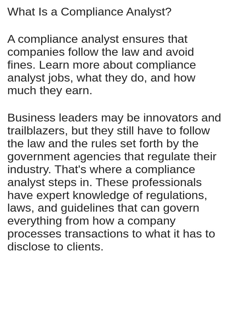 Compliance Notes | PDF | Regulatory Compliance | Business