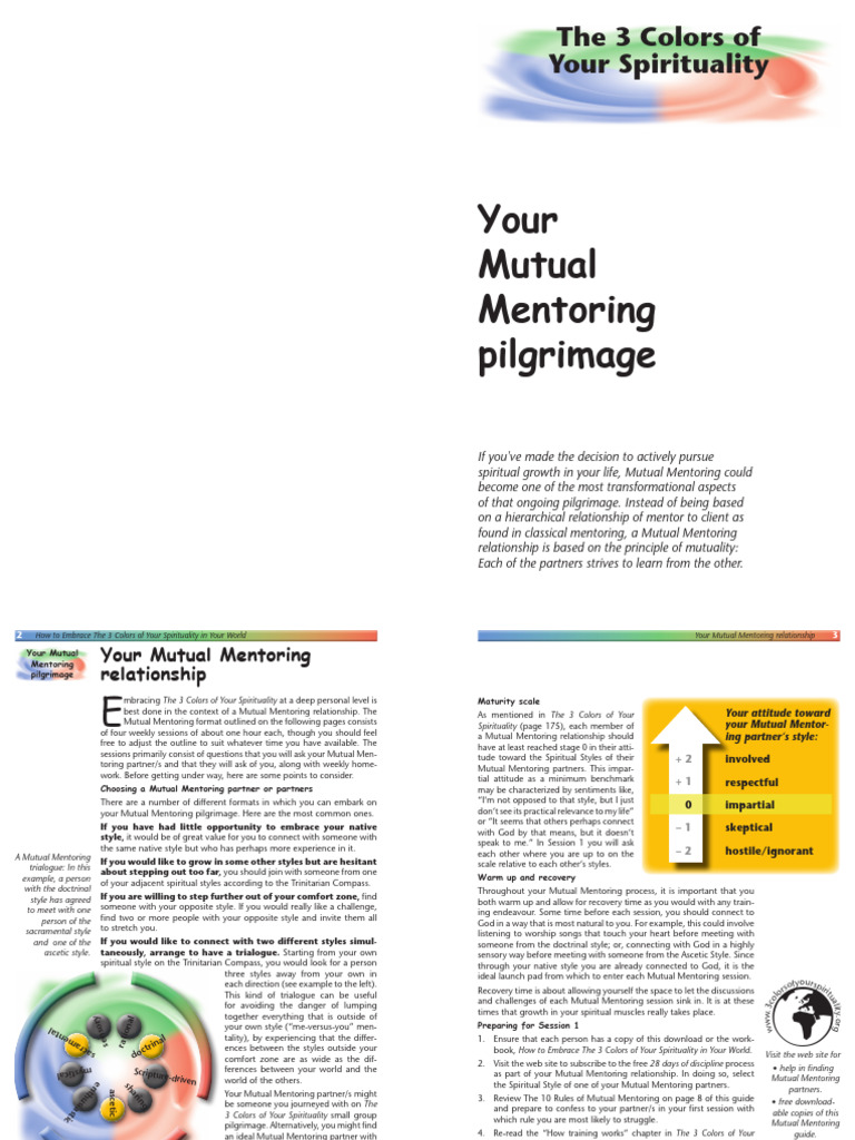3 Colors of Your Spirituality | PDF | Prayer | Mentorship