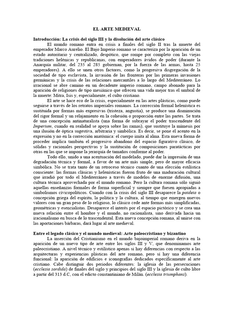 Arte Medieval | PDF | Al Andalus | imperio Bizantino