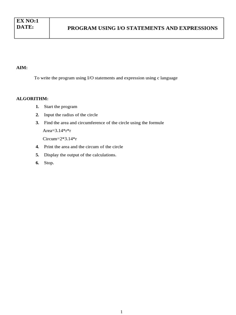 c program lab final (1) | PDF | Division (Mathematics) | Multiplication