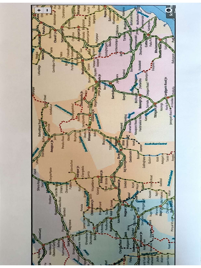 Secr Railway Map | PDF